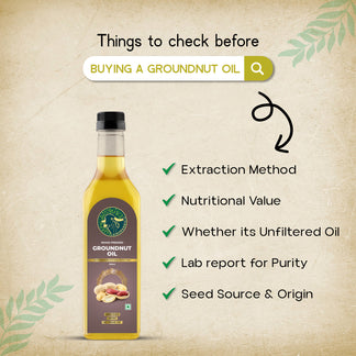 Wood Pressed Groundnut Oil